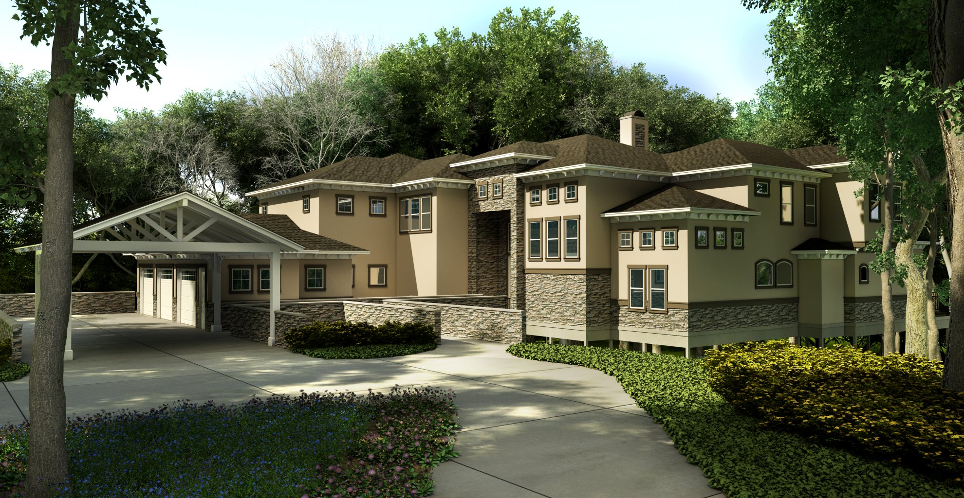 Residential Exterior - 017 - XR3D Studios