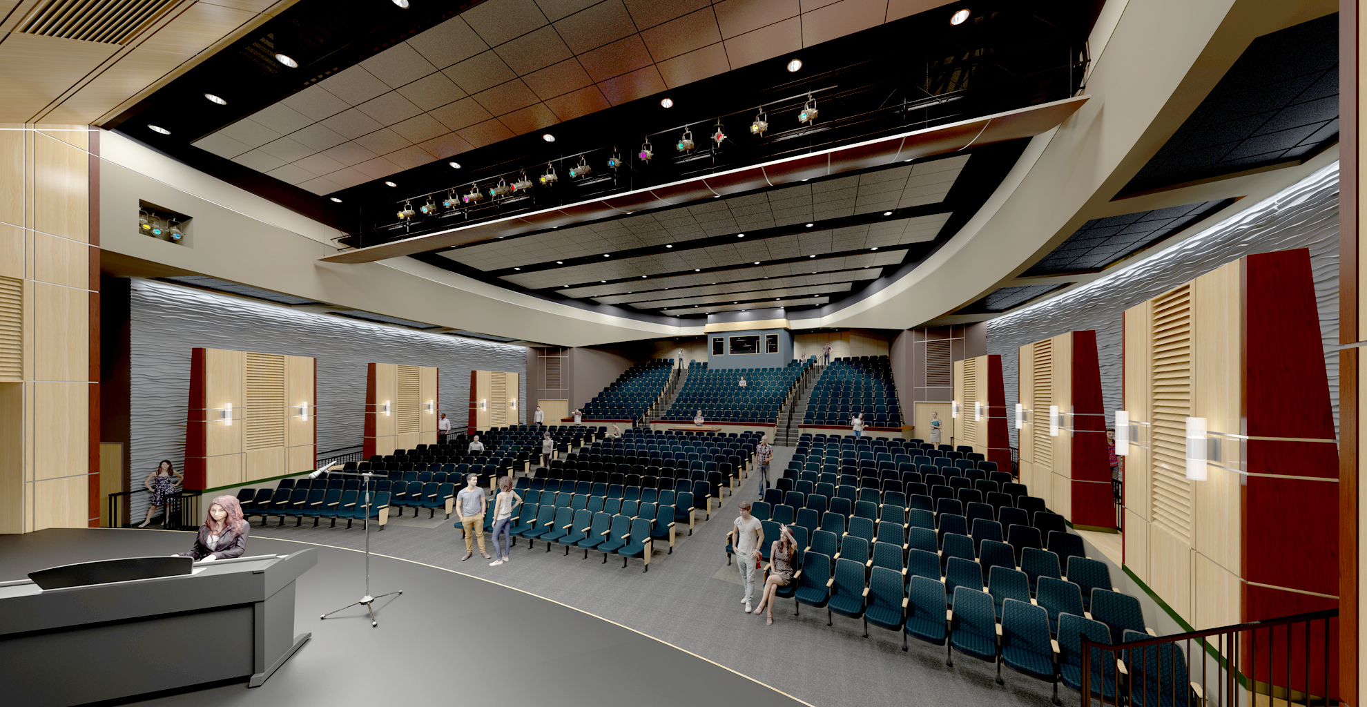 XR3D | Performance Hall Interior