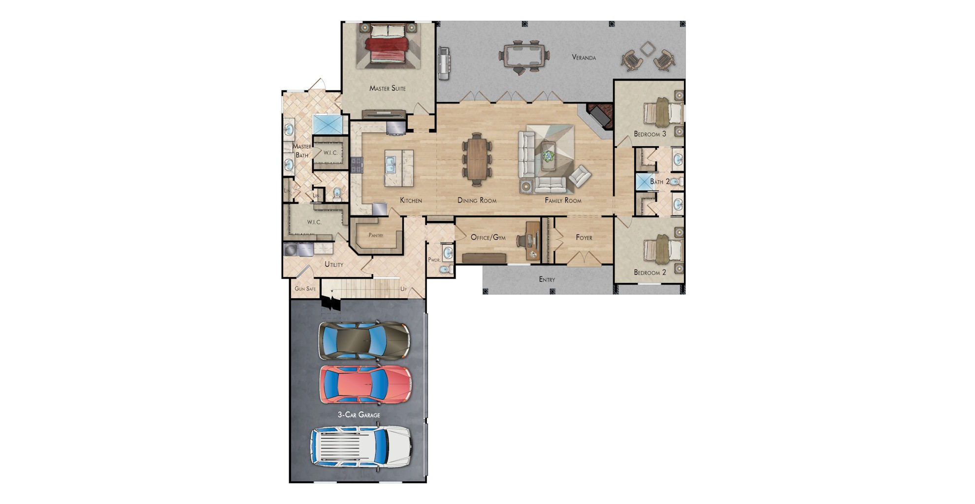 2D Renderings | XR3D | 2D Site Maps