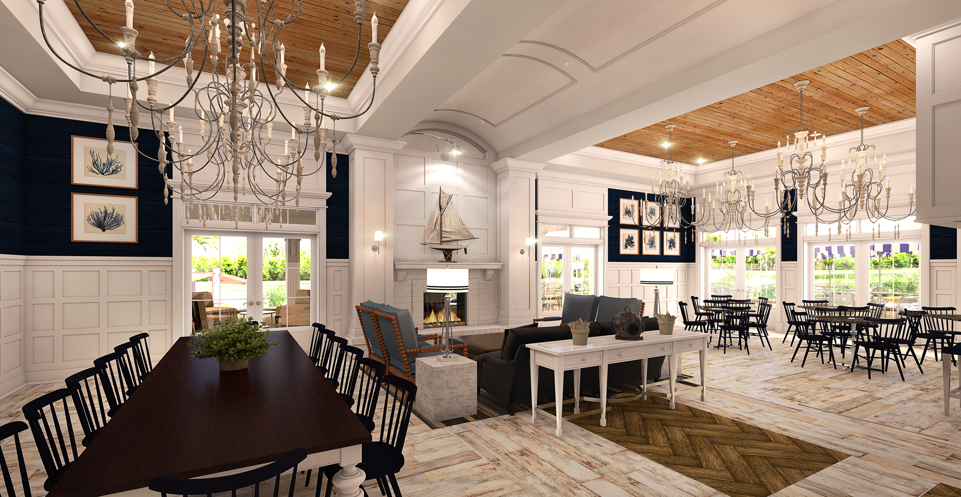 Clubhouse Formal Dining - XR3D Studios