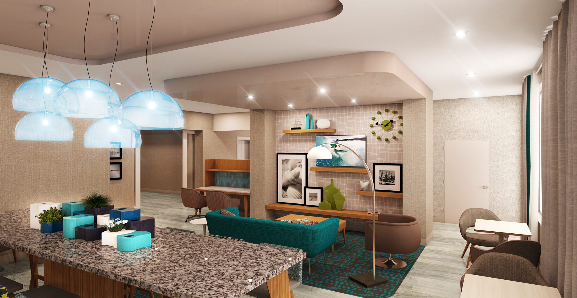 Continental Miami Lobby - XR3D Studios