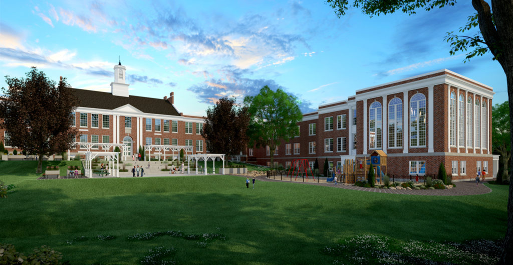 Elementary School Exterior - XR3D Studios