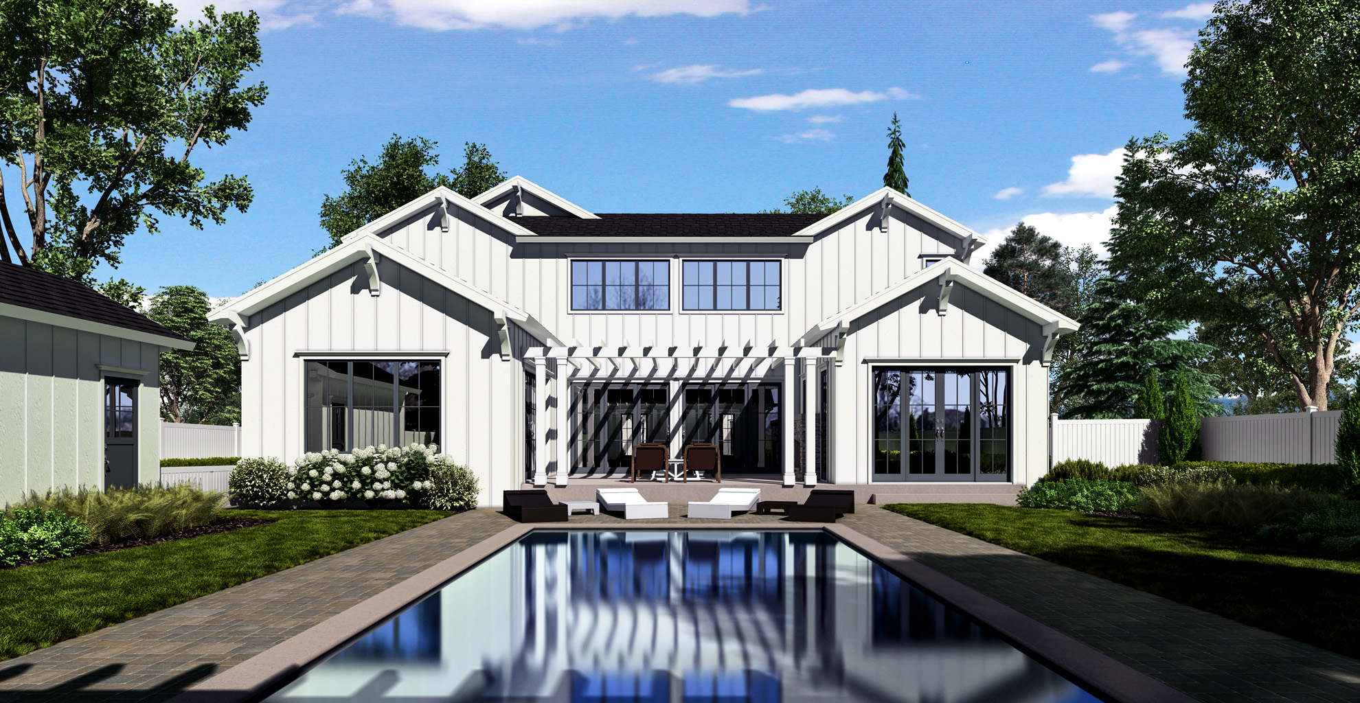 Reflective Poolside - XR3D Studios