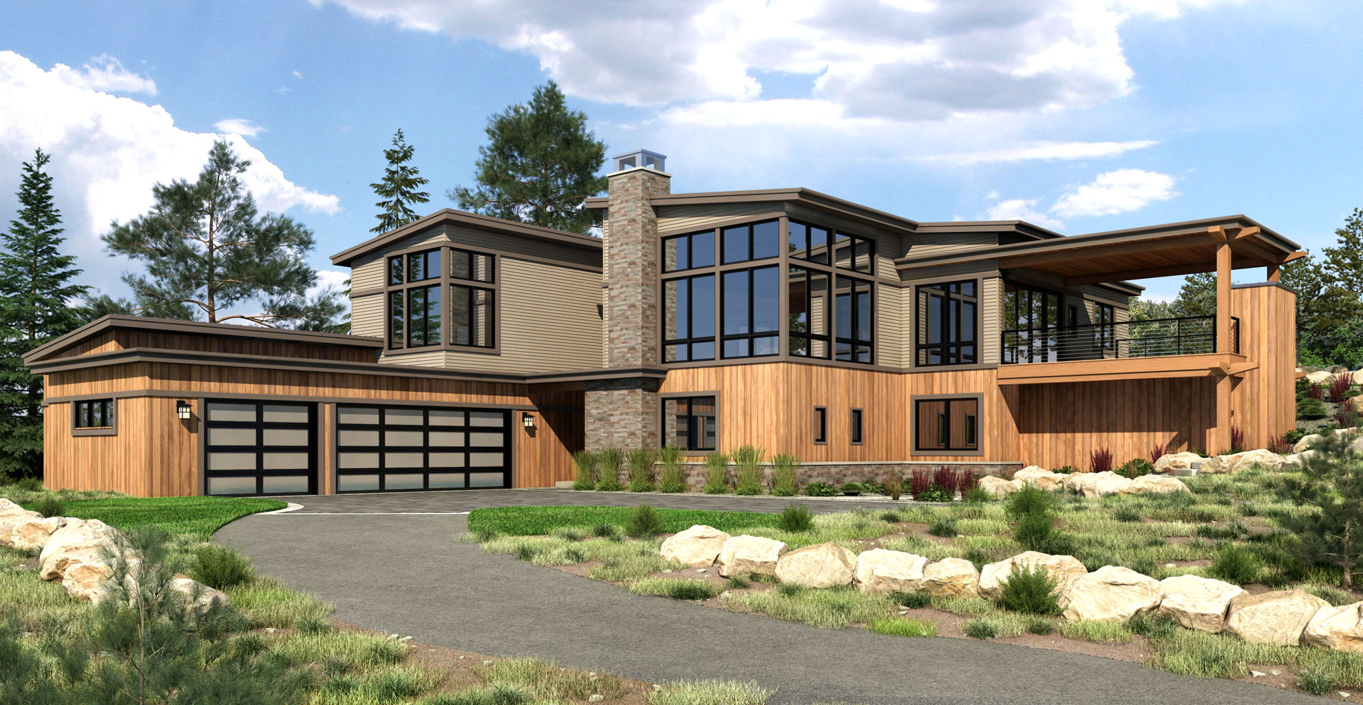 Modern Mountain - XR3D Studios