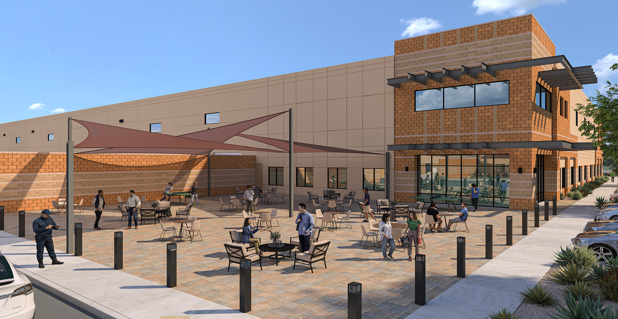 Outdoor Employee Area - XR3D Studios