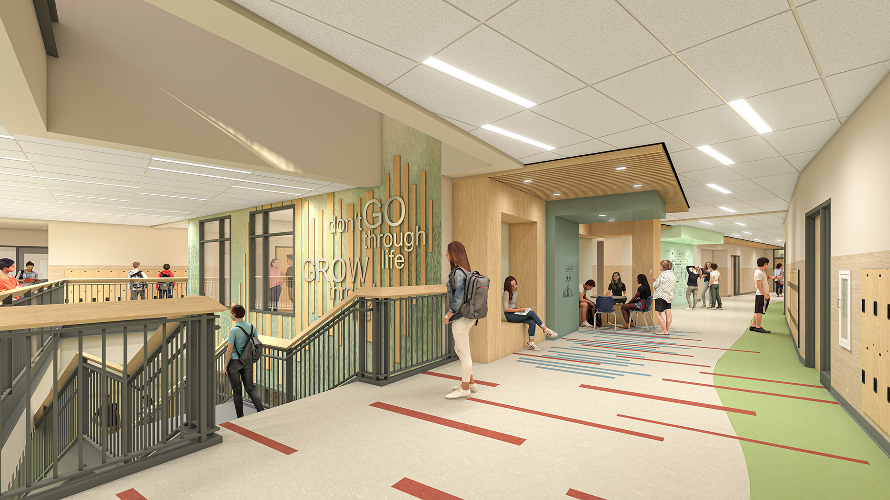 Middle School Interior - XR3D Studios