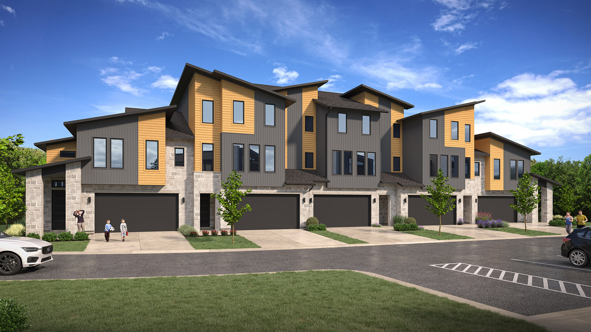 Modern Multi-Unit Housing - XR3D Studios